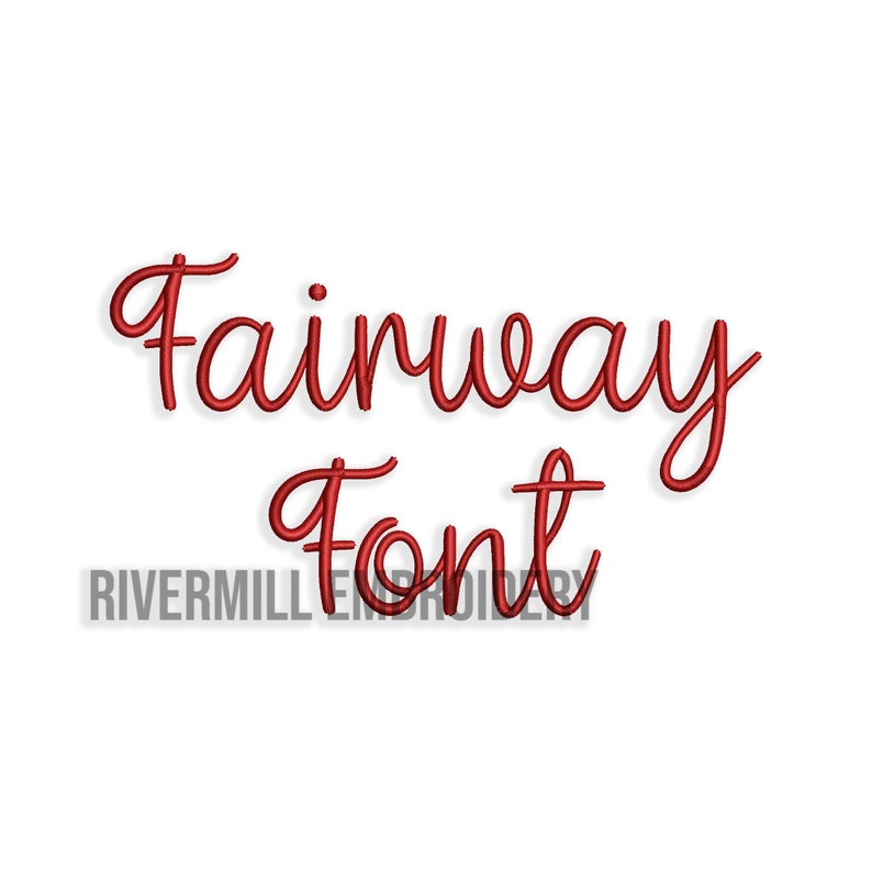 Fairway Machine Embroidery Font Monogram Alphabet - 3 Sizes - BX Files ...