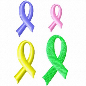 Mini Awareness Ribbon Machine Embroidery Design - 4 Sizes - Etsy