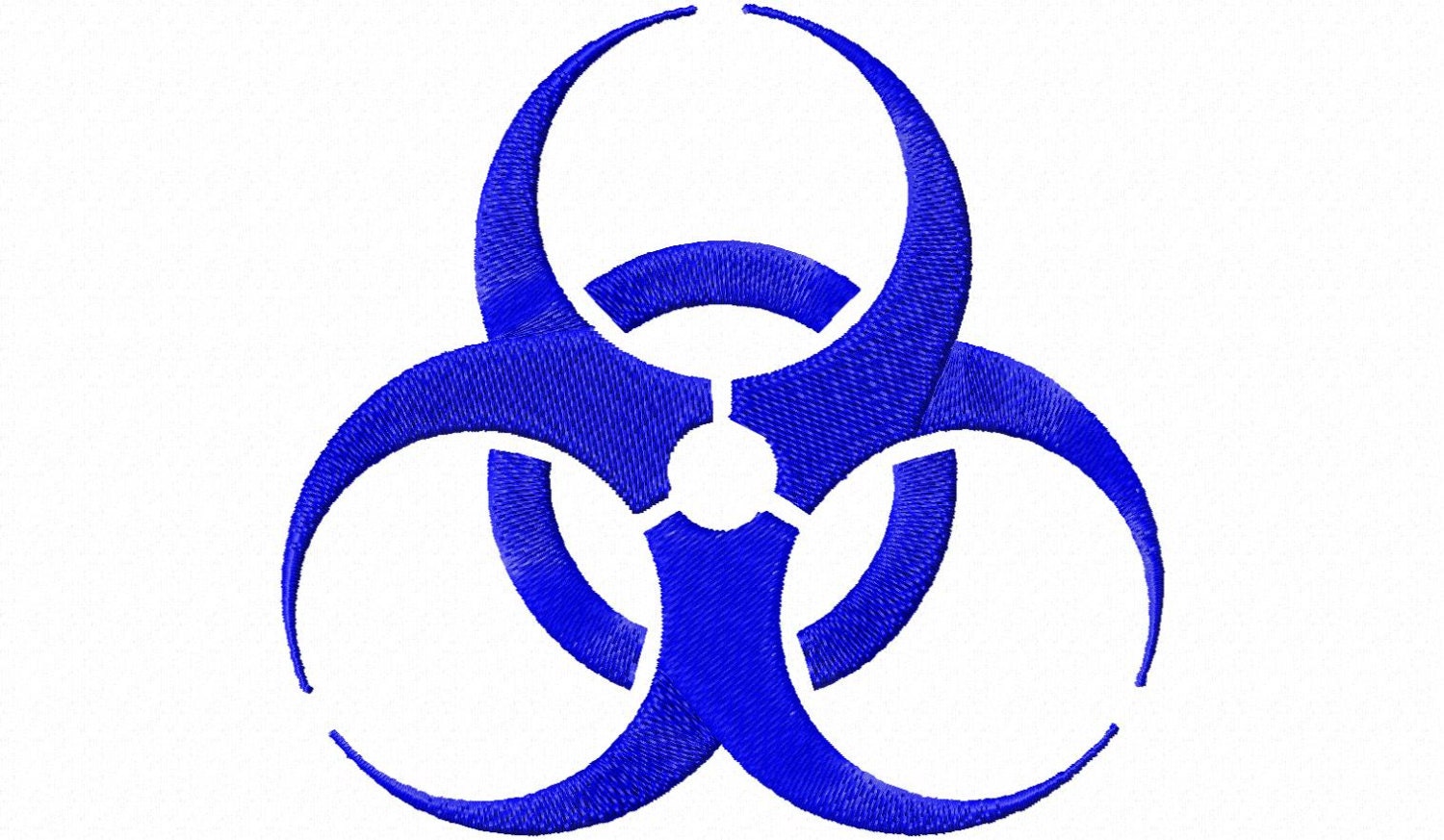 Biohazard Symbol Machine Embroidery Design 3 Sizes | Etsy
