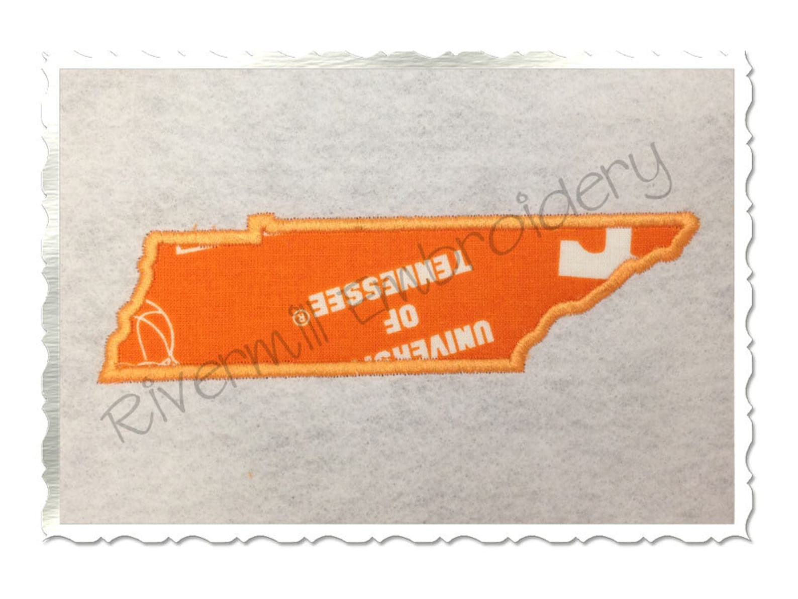 State of Tennessee Applique Machine Embroidery Design 4 - Etsy