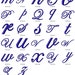 Edwardian Script Machine Embroidery Font Monogram (Download Now) - Etsy