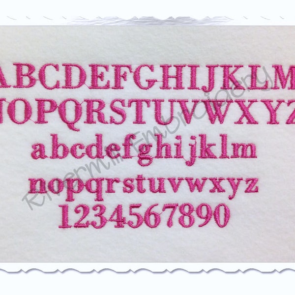 Mini Embroidery Font - Etsy