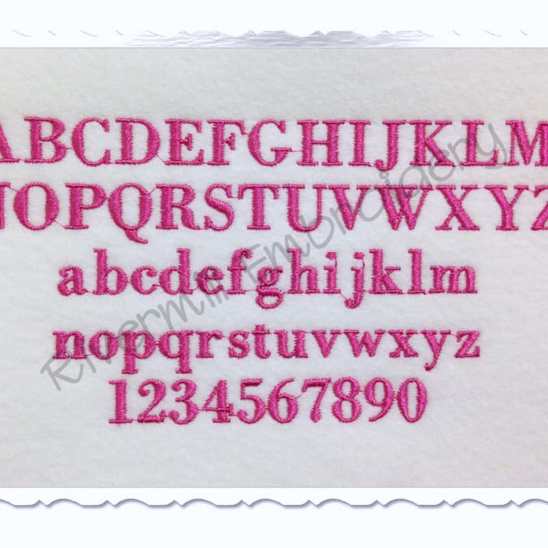 Micro Mini Embroidery Font - Etsy