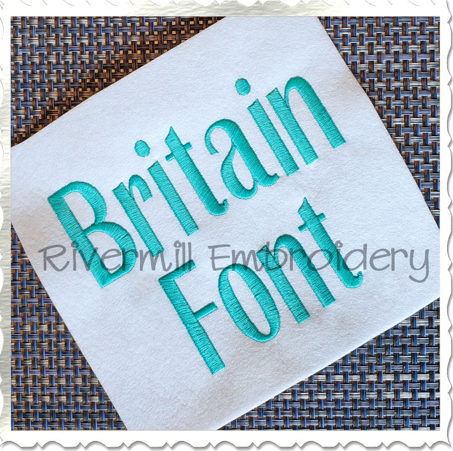 Britain Machine Embroidery Font Monogram Alphabet - 3 Sizes - BX Files ...