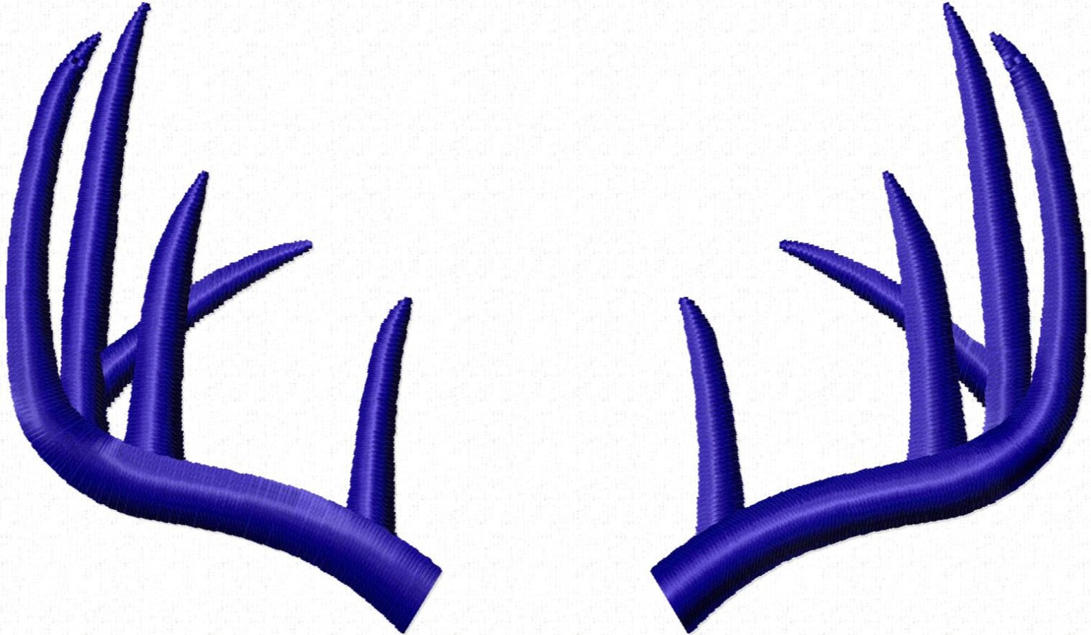 Deer Antlers Machine Embroidery Design - 4 Sizes - Etsy