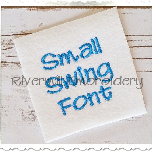 Small Mini Simple Script Machine Embroidery Font Monogram - Etsy
