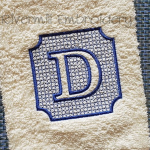 Embossed Machine Embroidery Monogram Alphabet (#2) - 5" Size - BX Files ...