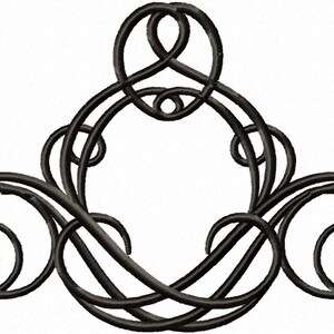 Fancy Monogram Font Frame Machine Embroidery Design - 3 Sizes - Etsy