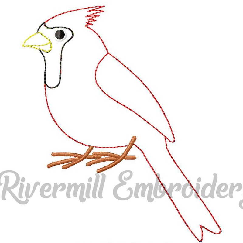 Bird Applique Design - Etsy