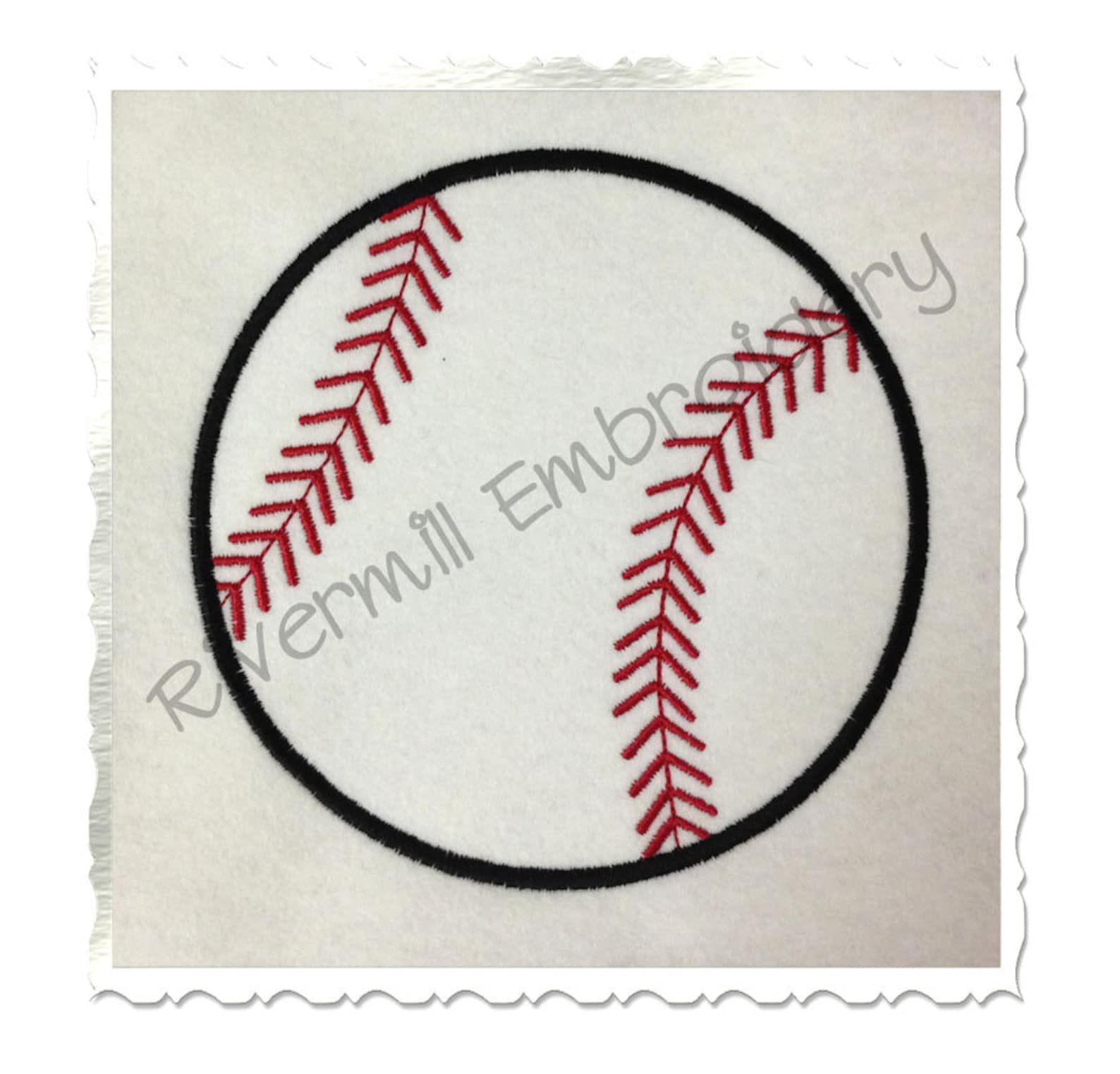 Baseball or Softball Applique Machine Embroidery Design - 4 Sizes ...
