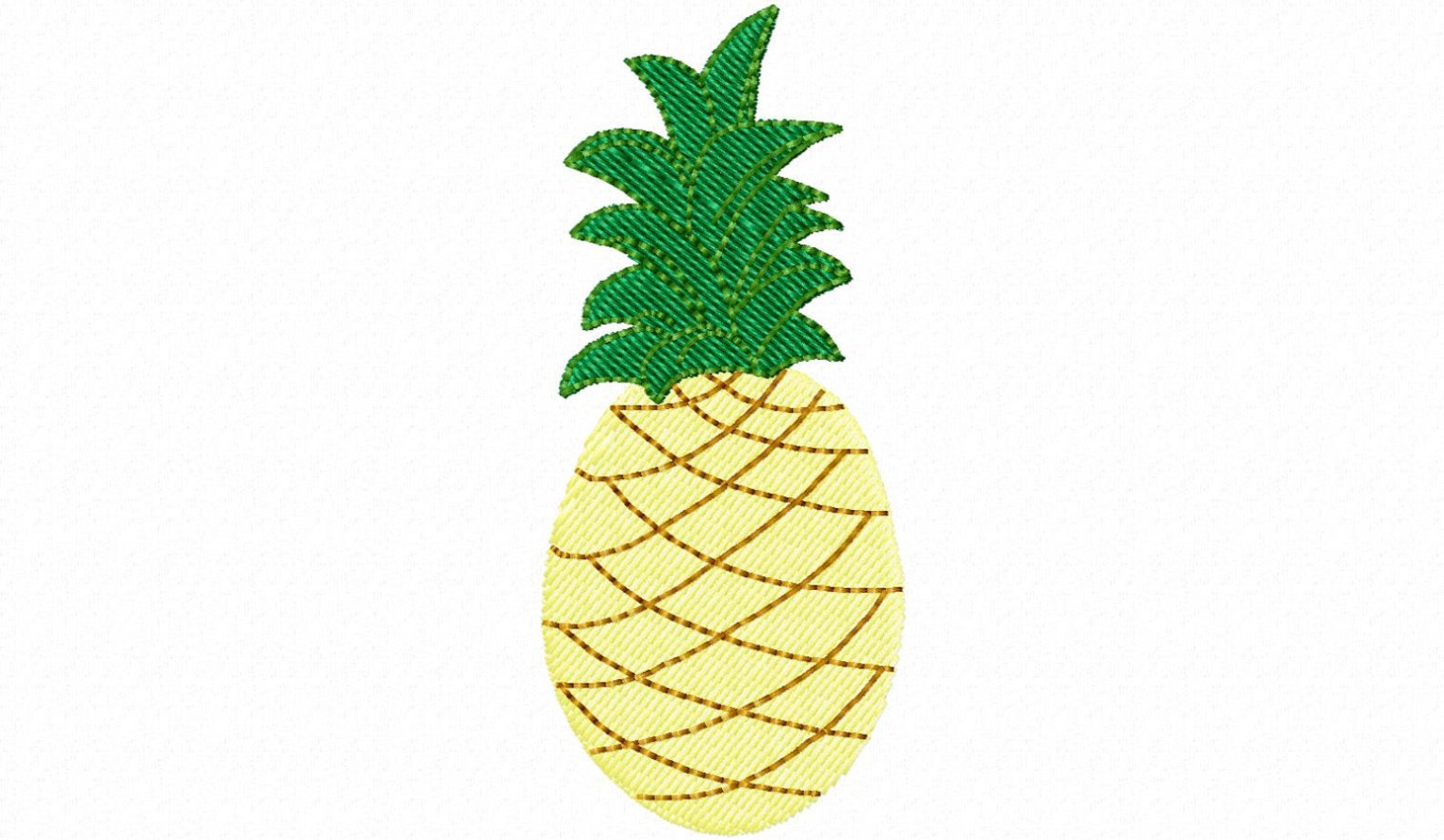 Small Pineapple Machine Embroidery Design - 4 Sizes - Etsy