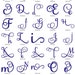 Samantha Script Alternate Set 2 Machine Embroidery Font Monogram ...
