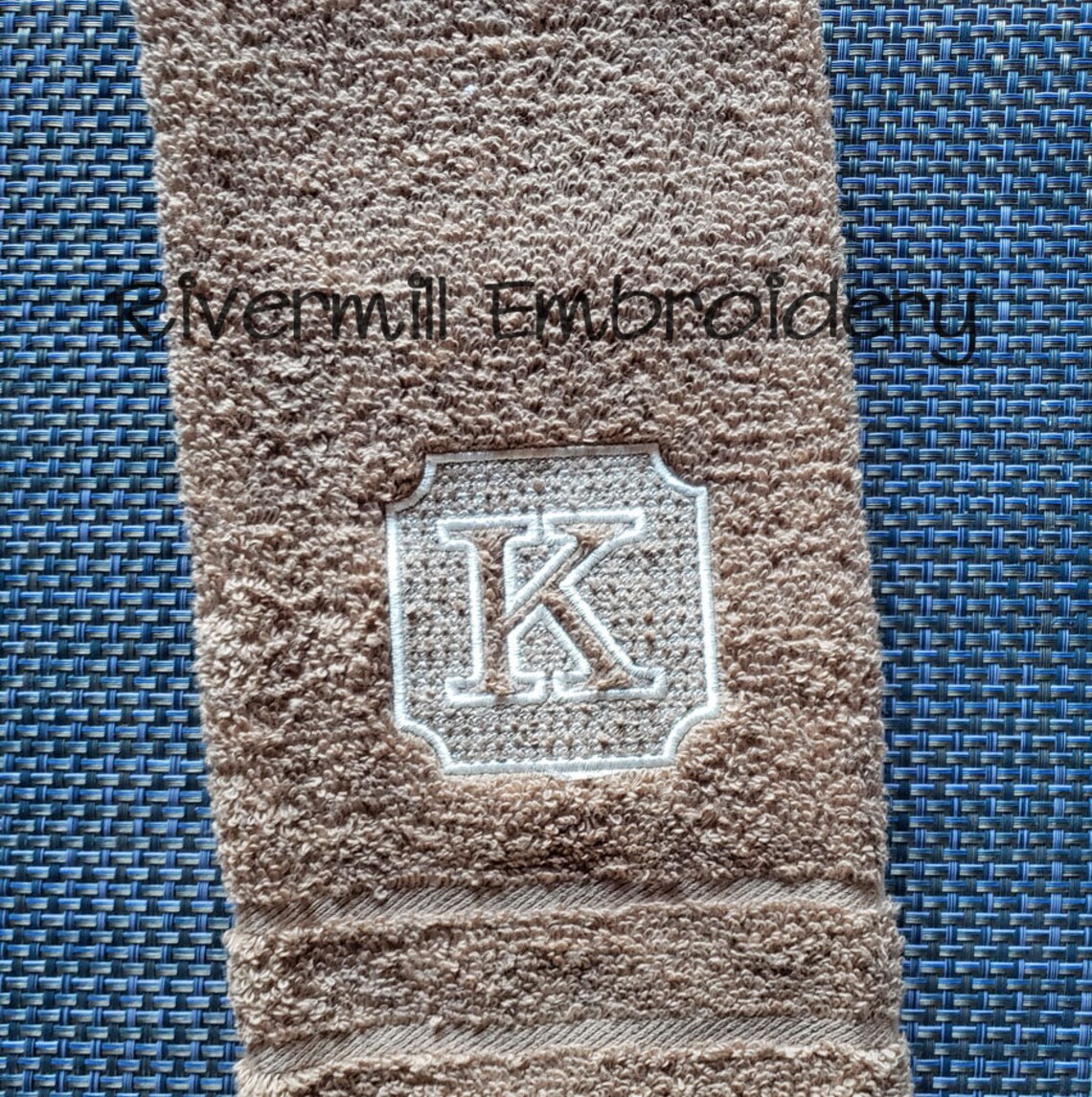 Embossed Machine Embroidery Monogram Alphabet (#2) - 3" Size - BX Files ...