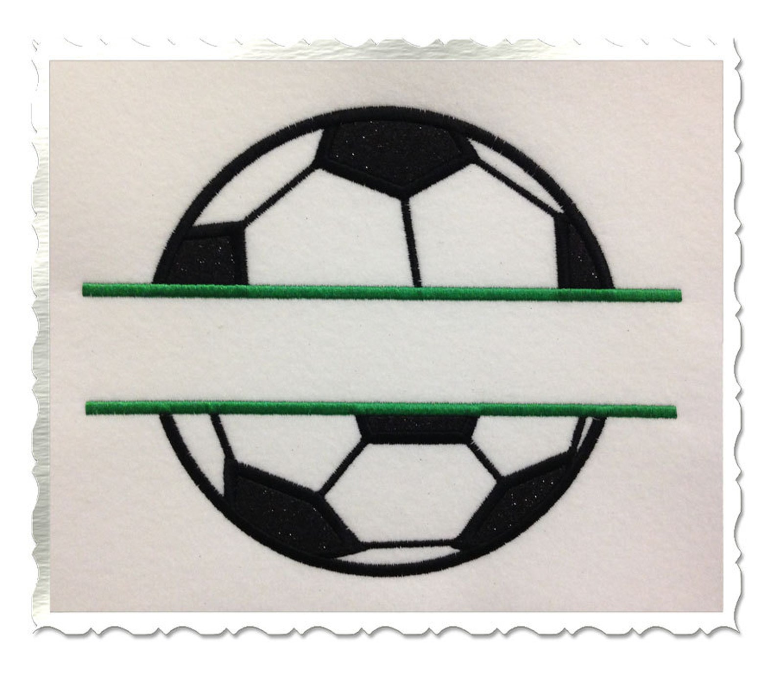 Split Soccer Ball Applique Machine Embroidery Design 4 Sizes - Etsy