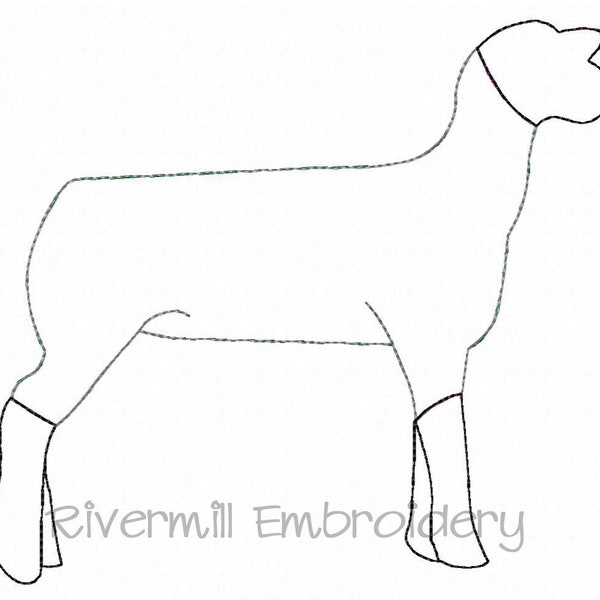 Lamb Embroidery - Etsy