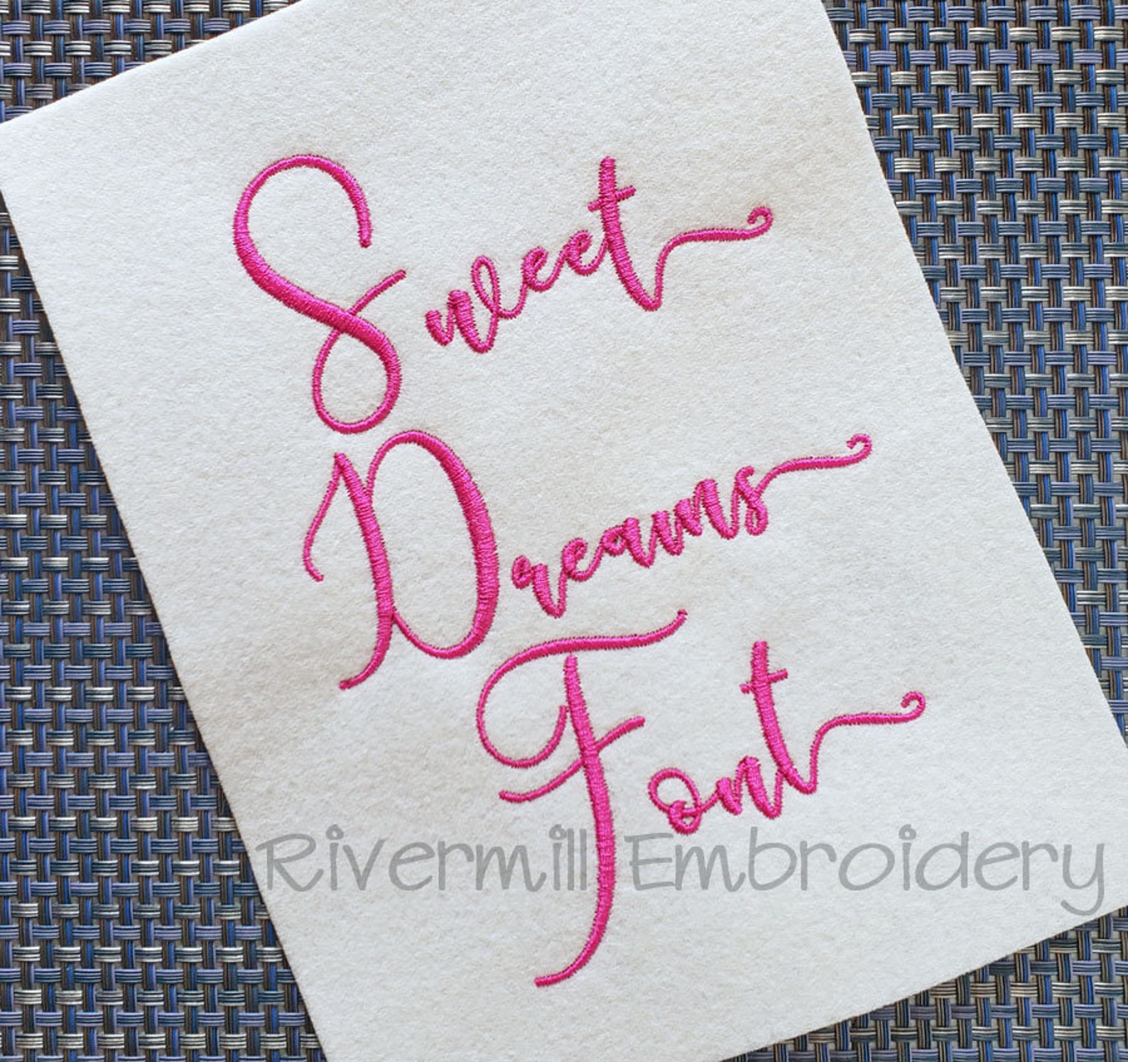 Sweet Dreams Machine Embroidery Font Monogram Alphabet - 3 Sizes - BX ...
