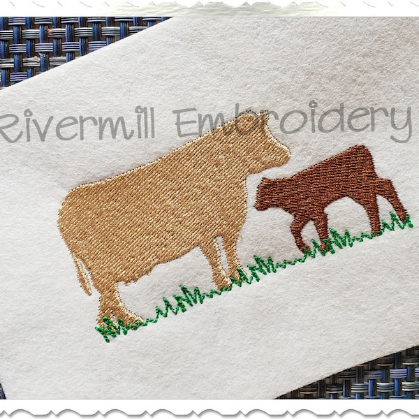 Cow Embroidery - Etsy