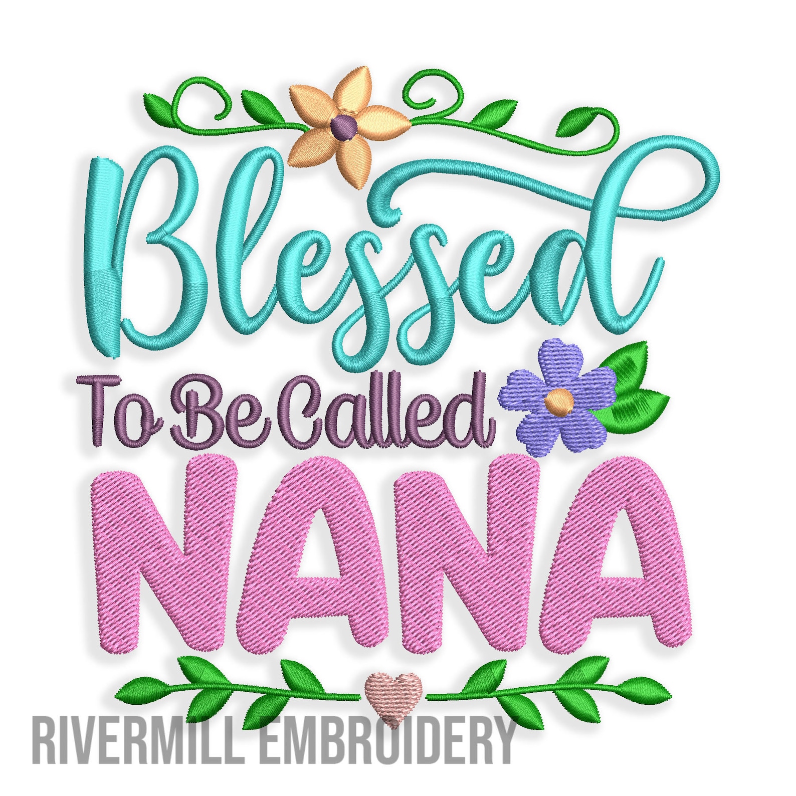Blessed to Be Called Nana Machine Embroidery Design - Etsy