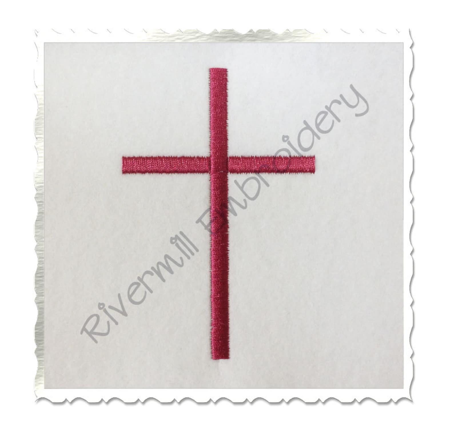 Small Cross Machine Embroidery Design 5 Sizes - Etsy