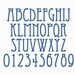Eccentric Machine Embroidery Font Monogram Alphabet - 3 Sizes - BX ...