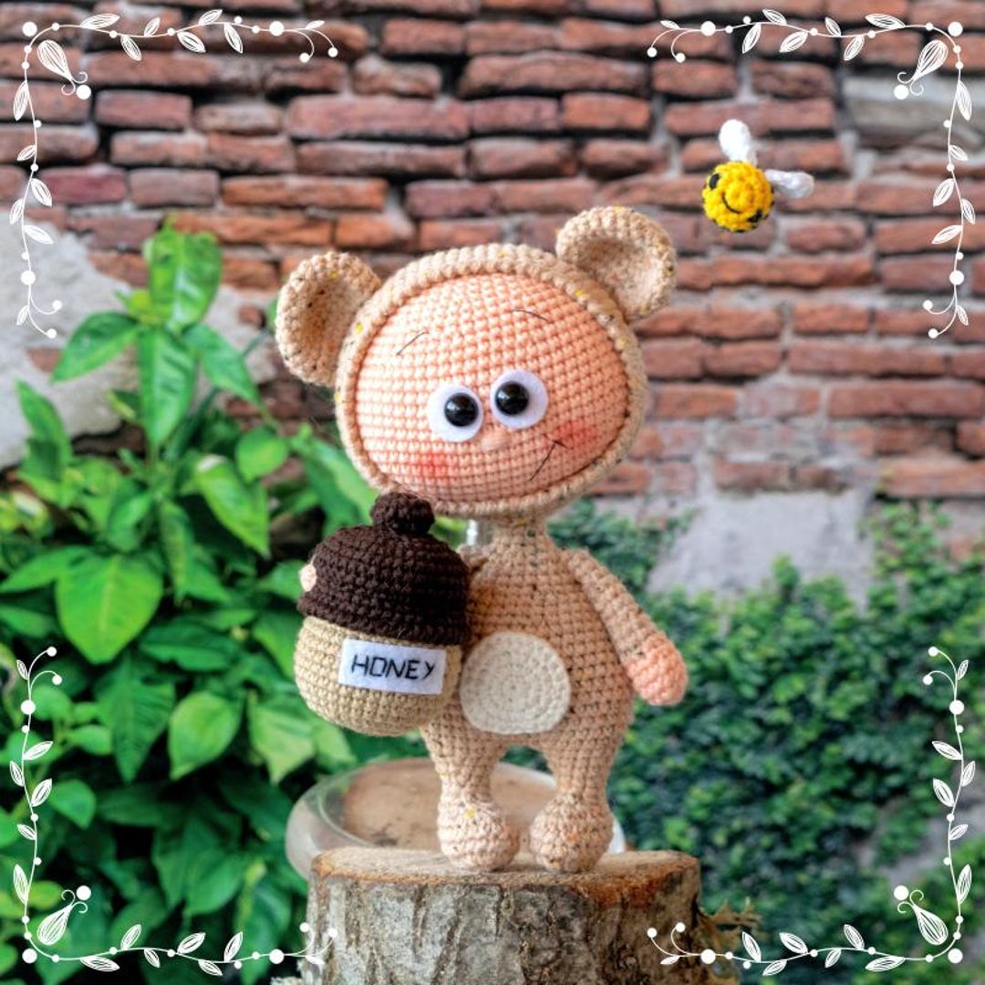 Mini Bonnie With Bear Costume Crochet Pattern • PDF Tutorial - Etsy