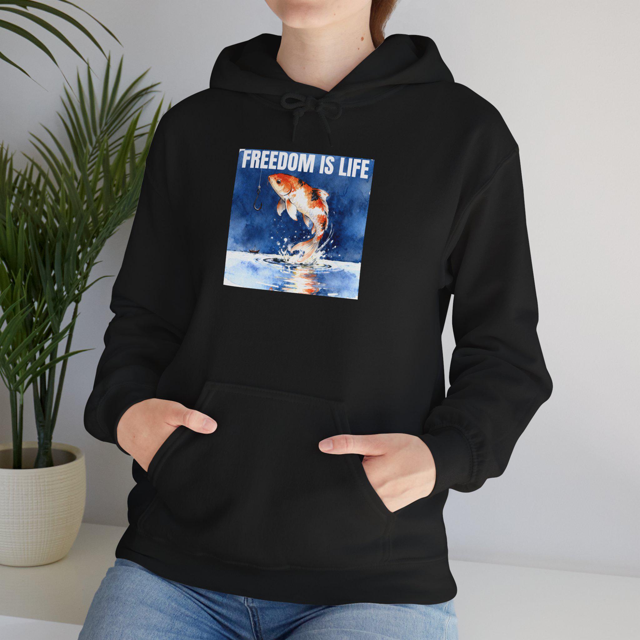 Freedom is Life Hoodie Motivational Hoodie for Men & Women ...