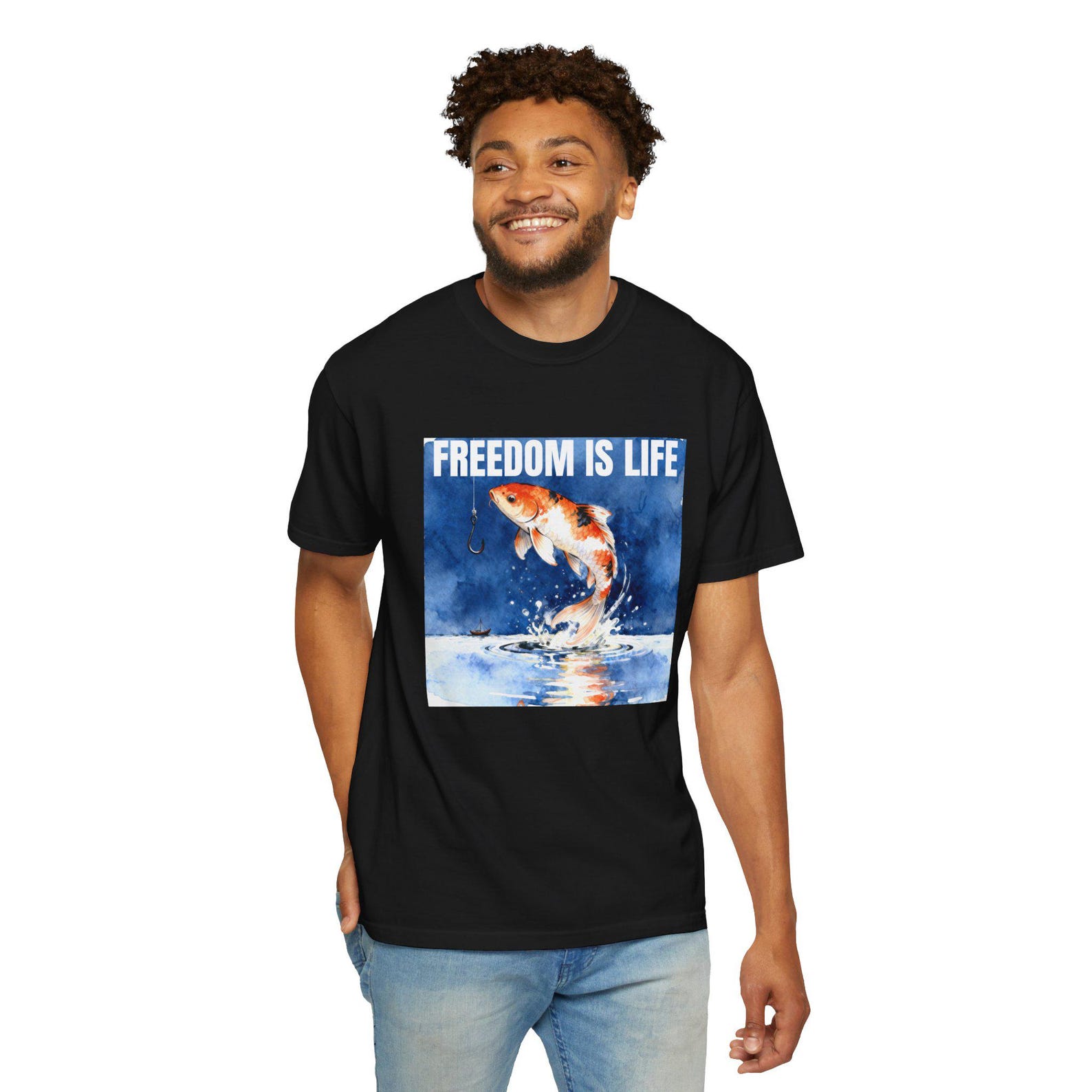 Freedom is Life Motivational Mindset Tshirt | Inspirational Freedom ...