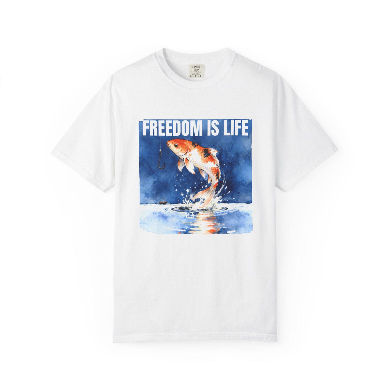 Freedom is Life Motivational Mindset Tshirt | Inspirational Freedom ...