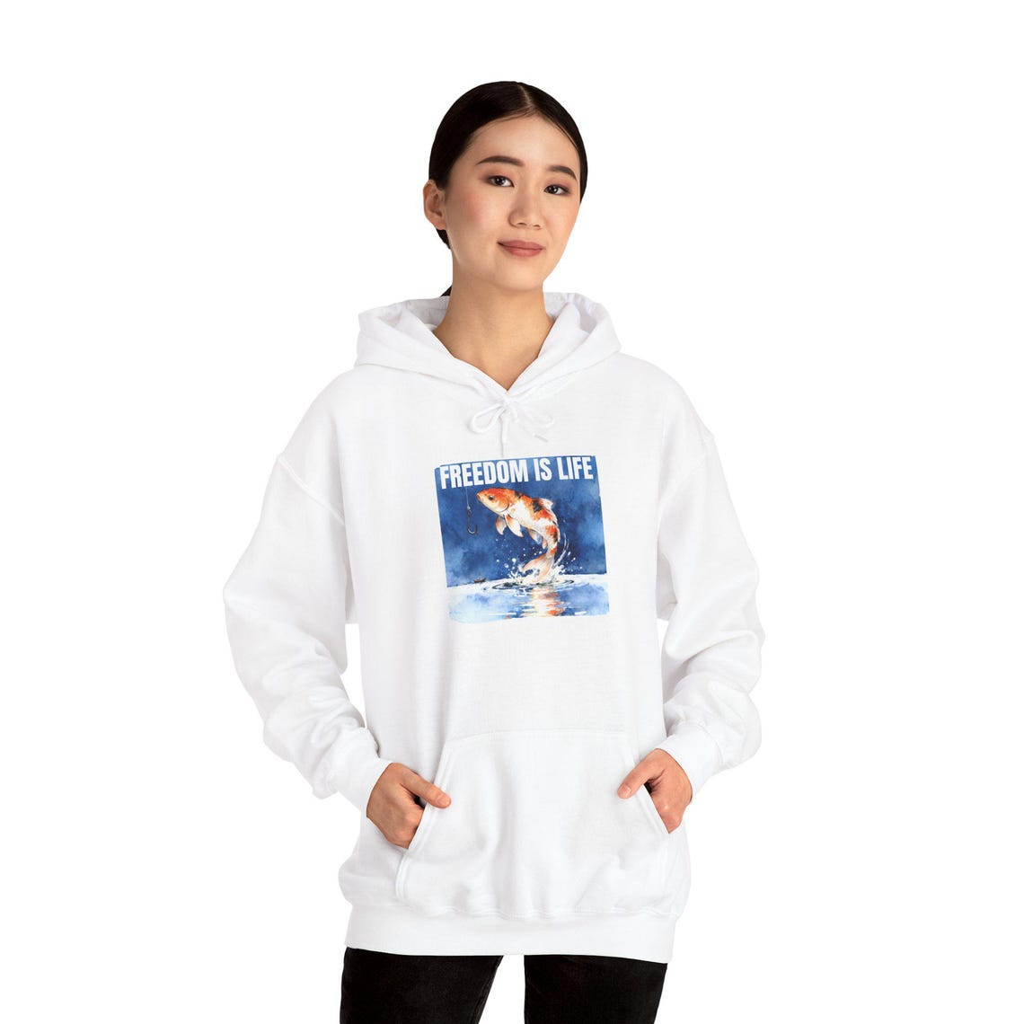 Freedom is Life Hoodie Motivational Hoodie for Men & Women ...