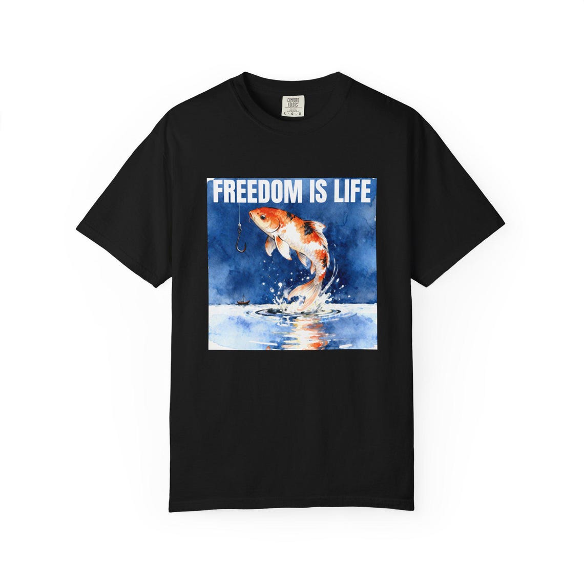 Freedom is Life Motivational Mindset Tshirt | Inspirational Freedom ...