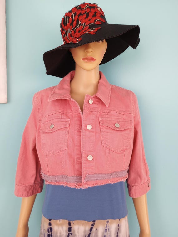 how to dress up coral denim jacket | Dresses Images 2025