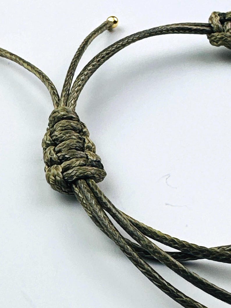Braided Cord Bracelet | Bear Paw Charm, Pet Lover Gift - Etsy