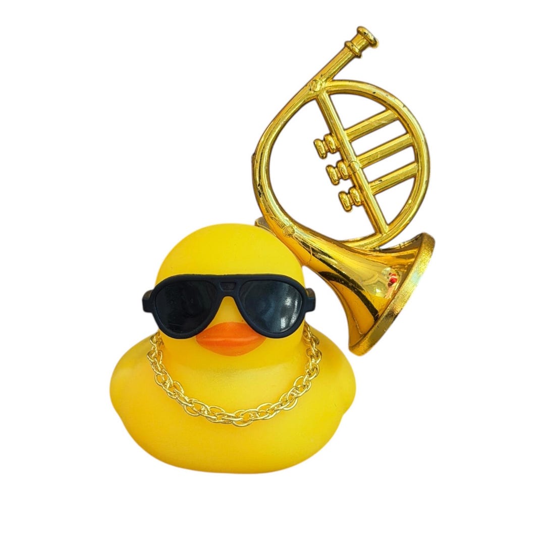 Rubber Duck With Musical Instrument Accent off Road Car Interior ...