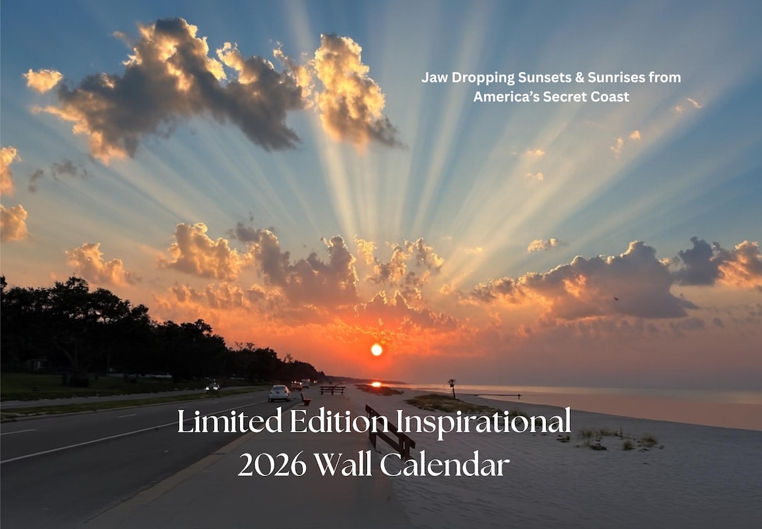 Limited Edition 2026 Wall Calendar of Sunsets and Sunrises - Etsy