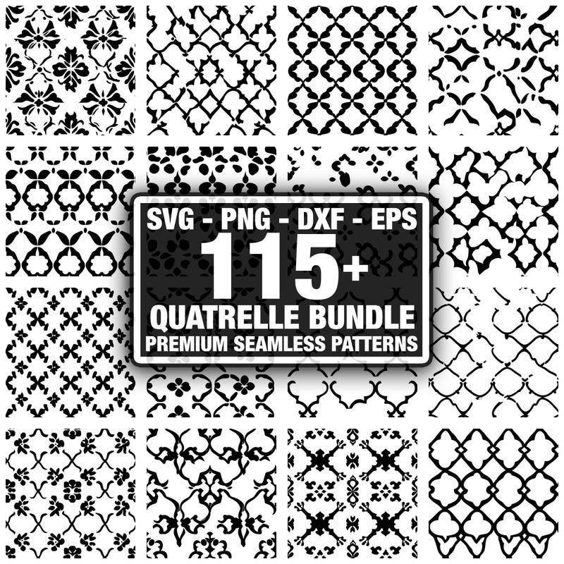 Quatrefoil Pattern - Etsy