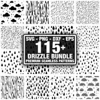 Clouds With Rain. Digital Seamless Pattern Design. - Etsy