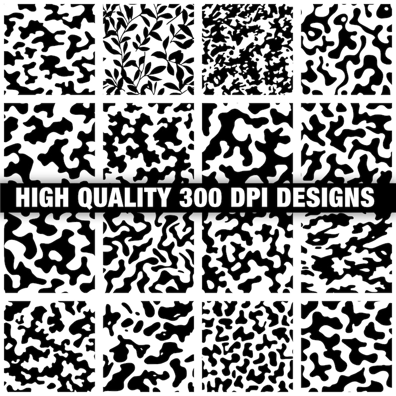 Camora Camo Seamless Pattern SVG Bundle | Military Camouflage Digital ...