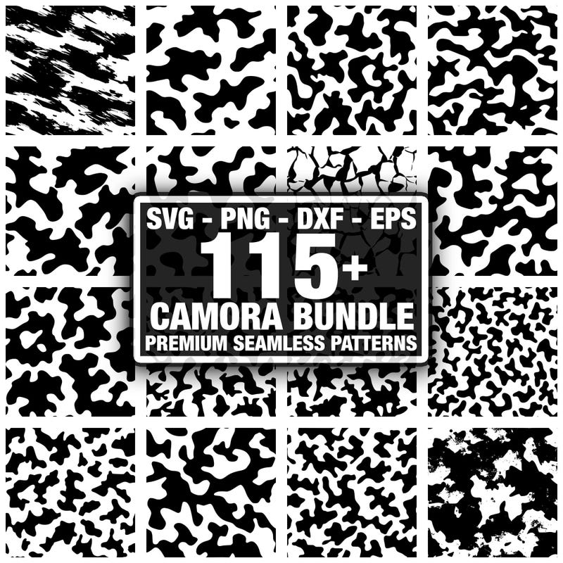 Camouflage Svg Pattern - Etsy