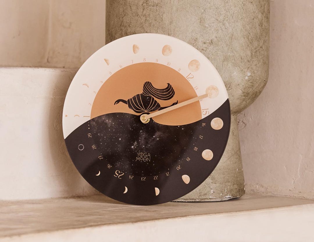 SANDHYA the Cycle Clock - Wall Clock With Cyclic Drive - Etsy