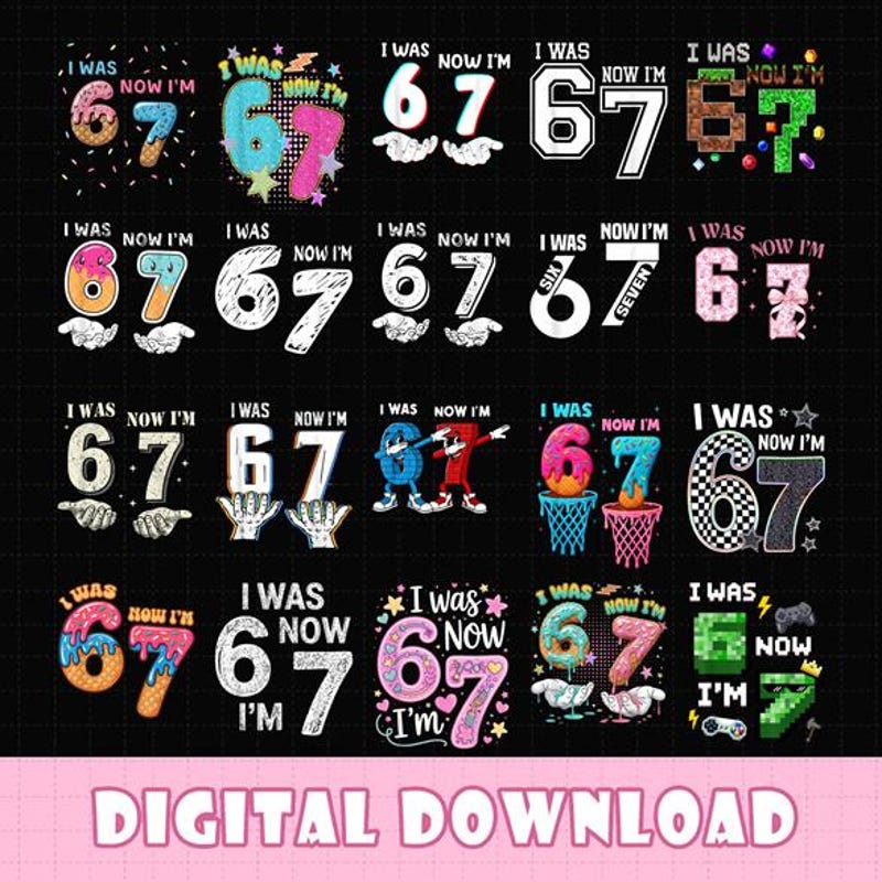 6 7 Meme Birthday Decor - Etsy