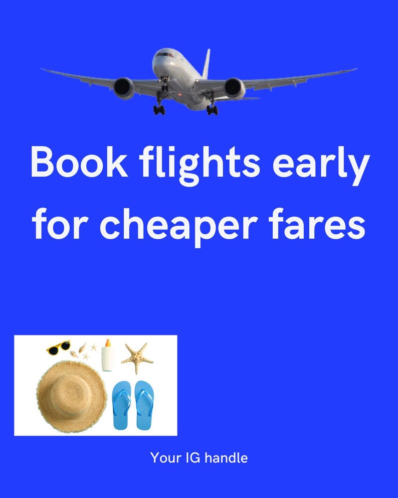 69 Travel on a Budget Tips and Hacks IG Tepmlated - Etsy