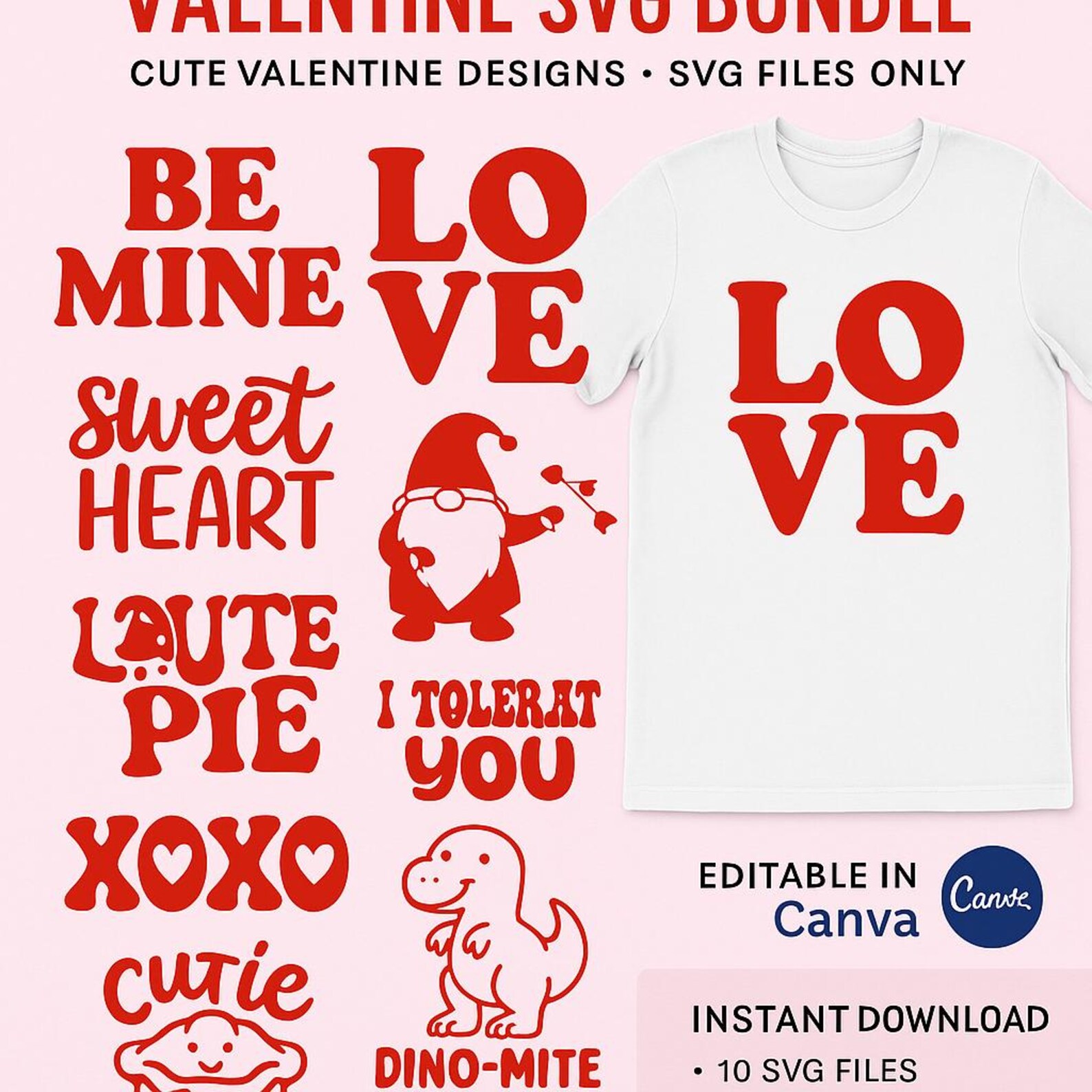 Valentine SVG Bundle - Etsy