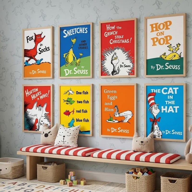 Dr Seuss Book Covers - Etsy