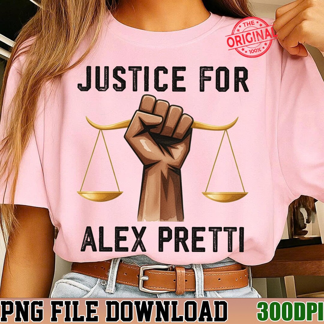 Justice for Alex Pretti PNG, Social Justice Activist Art (digital ...