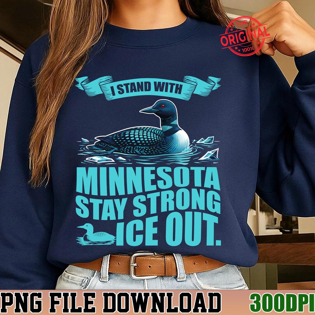 Minnesota Loon PNG, Stay Strong Design (digital Download - Etsy