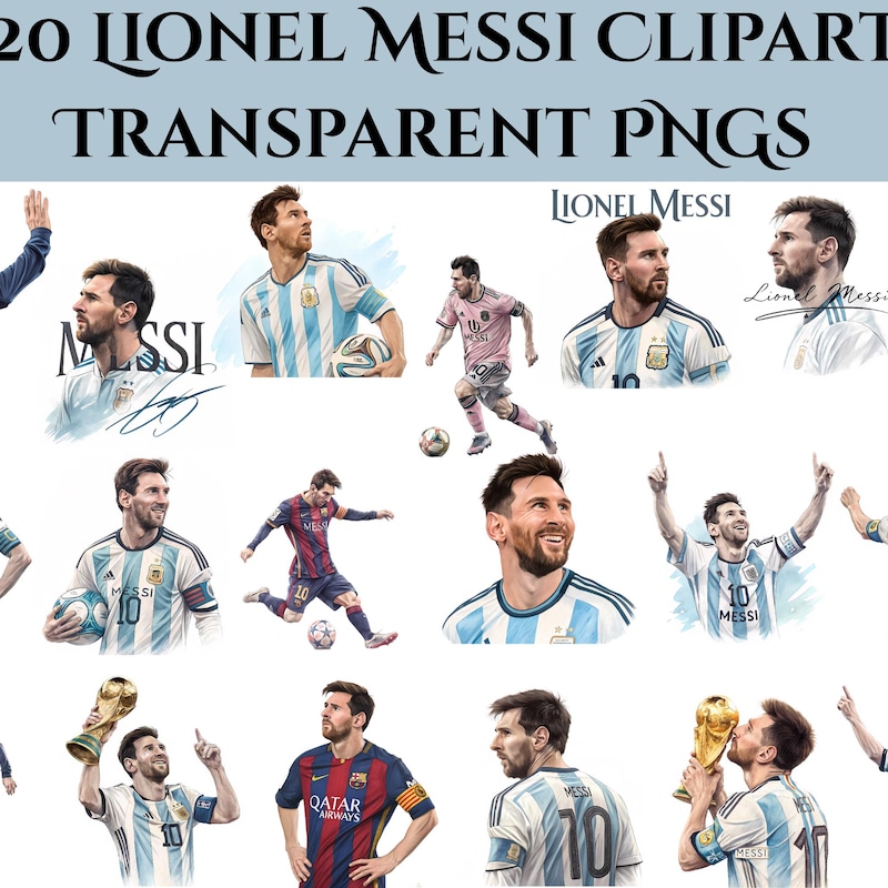 Messi Soccer Design - Etsy UK