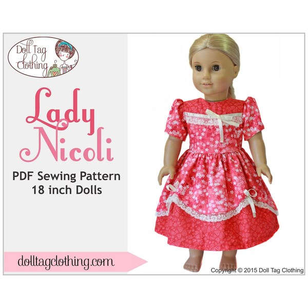 18' Doll Dress Patterns - Etsy