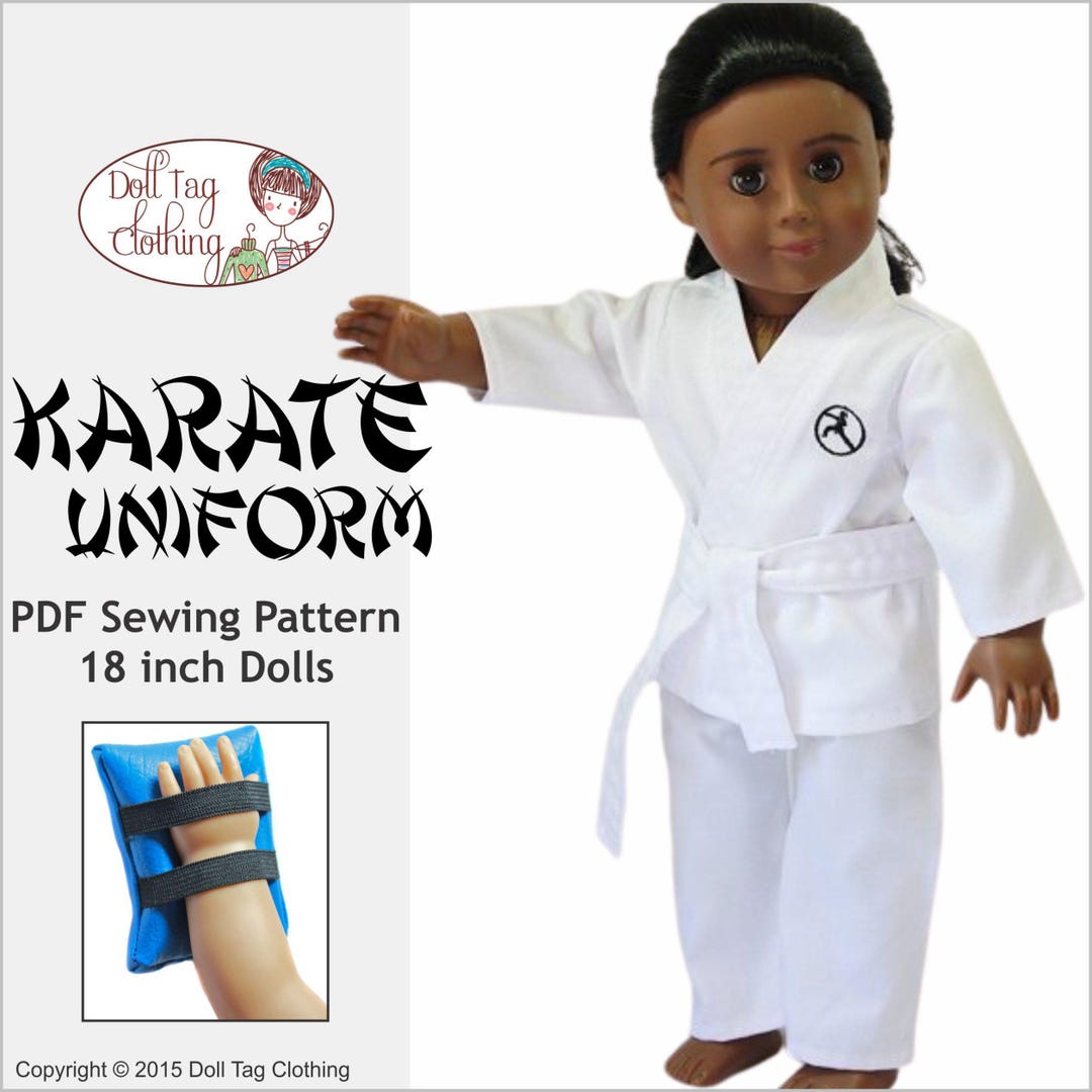 Karate Uniform | PDF Sewing Pattern for 18 Inch Girl and Boy Dolls - Etsy