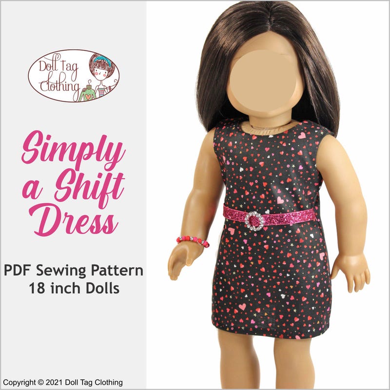 Easy 18 Inch Doll Dress - Etsy