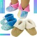 Alpine Sheepskin Slippers | PDF Sewing Pattern for 18 Inch Girl and Boy ...